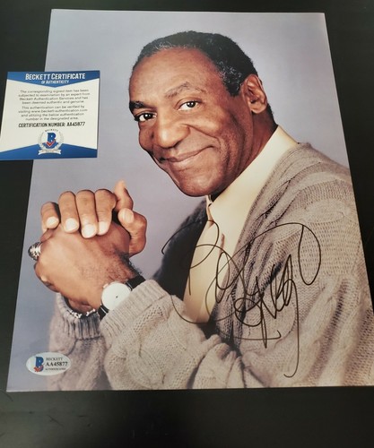 BILL COSBY Signed Autographed 8.5x11 Photo Picture BECKETT BAS Rare ...