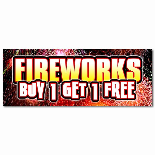 FIREWORKS BUY 1 GET 1 FREE DECAL (NOT ACTUAL FIREWORKS) | eBay