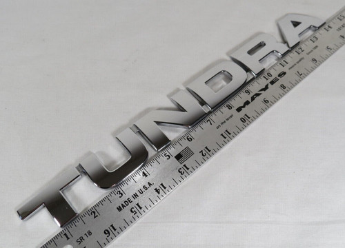 07-13 Toyota Tundra Emblem Door/Tailgate Chrome Badge Nameplate Sign ...