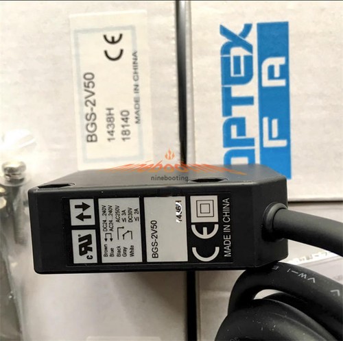 NEW One OPTEX photoelectric sensor relay output BGS-2V50 | eBay