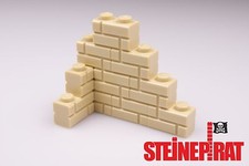 LEGO 100 Stück Basic Mauersteine Neu Hellgrau 98283