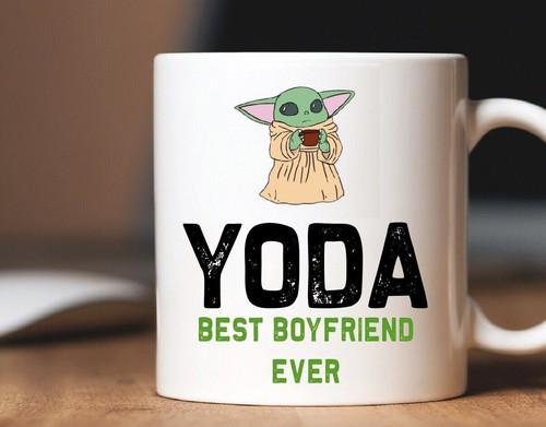 Y0-da Best Boyfriend Cup Mug Gift Funny Birthday Father’s Day Present ...