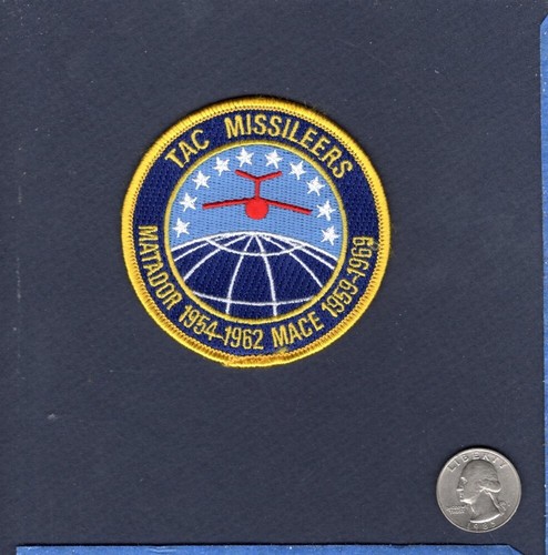 TAC MGM-1 Matador MGM-13 MACE USAF 3" Tactical Missile Squadron Crew ...