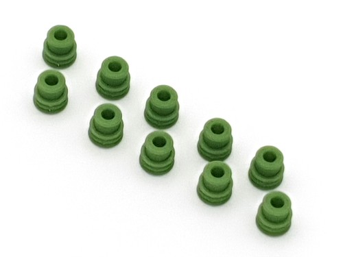 Set: 10x 967011-1 TE Connectivity Single Wire Seal, 3.6 – 4.3 mm, Grün ...