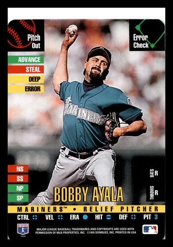 1995 Donruss Top of the Order Bobby Ayala Seattle Mariners Mint | eBay