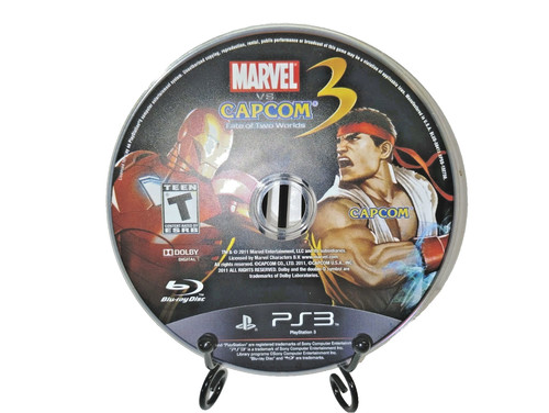PS3, Marvel Vs. Capcom " Fate of Two Worlds" Game, Disc Only, Tested ...