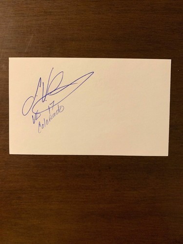 LAWRENCE VICKERS - COLORADO FOOTBALL - AUTHENTIC AUTOGRAPH SIGNED ...