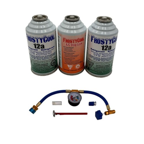 FrostyCool FC0010 AC Recharge Kit R12a Refrigerant Recharge Kit | eBay