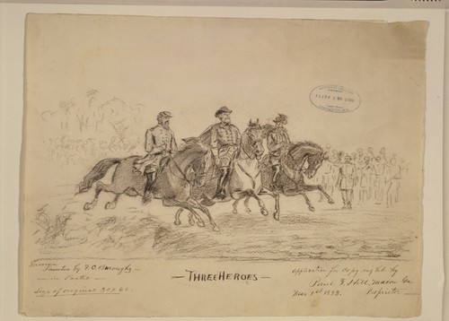 8" x 10" Photo Three Heroes, Jeb Stuart, Stonewall Jackson, Robert E ...