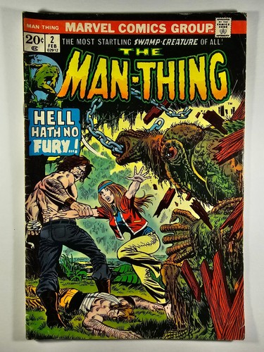 Man-Thing #2 Marvel Comics 1974 1st Skull Crushers VG Very Good | eBay