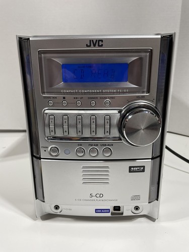JVC FS-G5 Compact Component System 5 Disc CD AM/FM/MP3 USB/AUX *Please ...