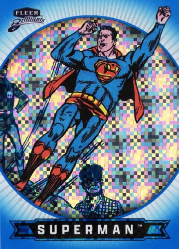 2025 Fleer Brilliants Superman - Superman - Clark Kent #40 Blue X-Ray ...