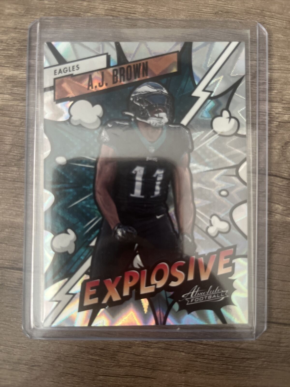 AJ Brown 2023 Absolute #28 Explosive Price Guide - Sports Card Investor