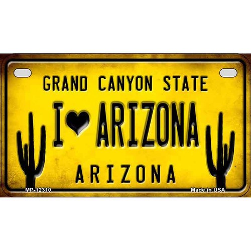 I Love Arizona Novelty Metal Motorcycle Plate MP-12310 | eBay