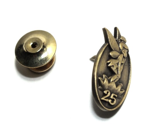 Disney Pin Trading Cast Member Pin Tink Tinkerbell Bronze 25 Years ...