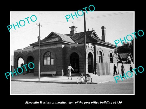 OLD 8x6 HISTORIC PHOTO OF MERREDIN WESTERN AUSTRALIA THE POST OFFICE ...