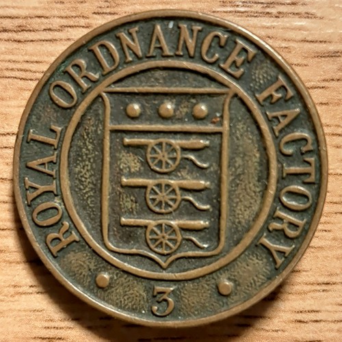 Ww2 Royal Ordnance Factory Badge, No3 ROF Blackpole, Small Arms ...