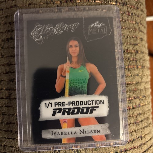 2024 Leaf Pre-Production Proofs Women of Sport Isabella Nilsen Oregon ...