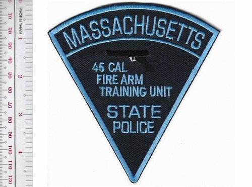 Massachusetts State Police 45 Caliber Fire Arm Training Unit Patch | eBay