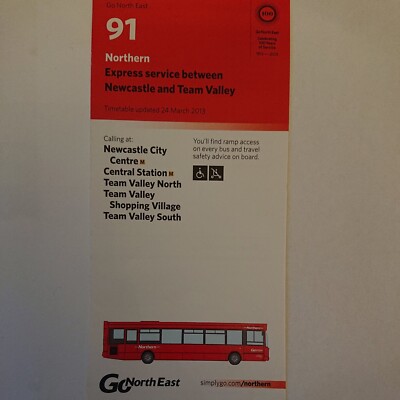 North East Collectable Bus & Coach Timetables for sale | eBay