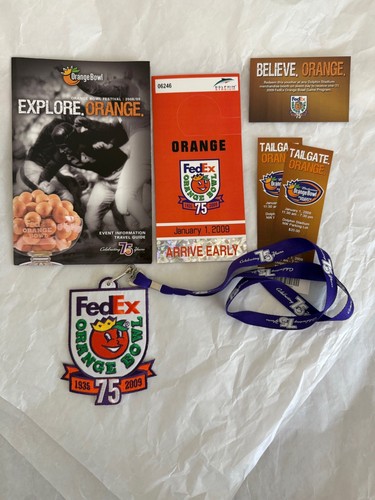 2009 FedEx Orange Bowl Commemorative Bundle 75th Anniversary | eBay
