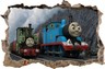 TRAIN THOMAS WALL STICKERS HOLE IN THE WALL 3D decorative sticker to ...