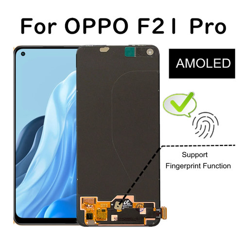 For OPPO F21 Pro 4G CPH2363 6.43" LCD Display Touch Screen Digitizer ...