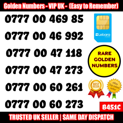 Uk Mobile Numbers for sale | eBay