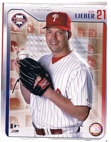 JON LIEBER 8X10 OFFICIAL PHOTO PHILLIES | eBay
