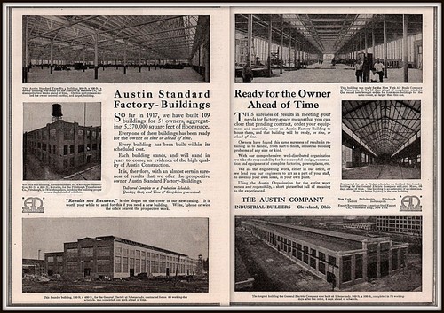 1917 C AD AUSTIN CO INDUSTRIAL BUILDERS NORDYKE MARMON PITT TRANSFORMER ...
