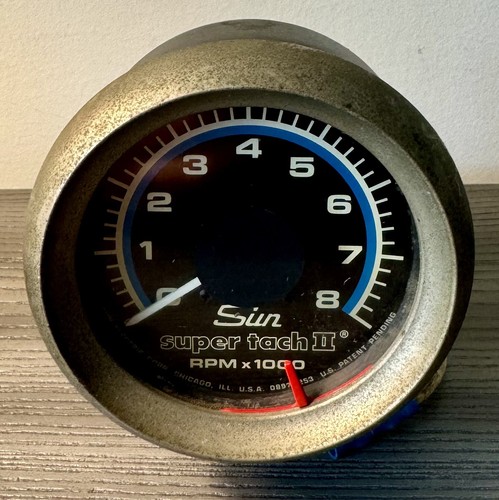 Sun Super Tach II Tachometer For Parts Untested | eBay