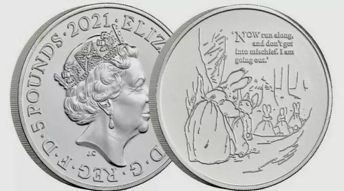 # 99 £5 COIN 2021 PETER RABBIT - NOW RUN ALONG - B-UNC | eBay