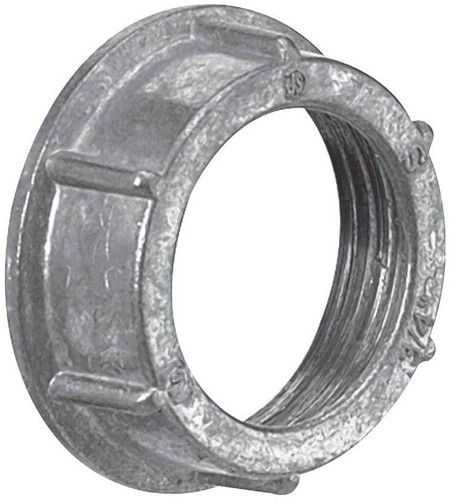 Steel City BU-205, 1-1/2", Die-Cast Zinc, Female, Rigid Conduit Bushing ...
