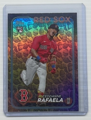 2024 Topps Series 1 Ceddanne Rafaela Eggs Rookie Card RC #313 Red Sox ...