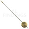 Brass long case clock pendulum screw for1/8 rod suspension longcase ...