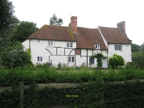 Photo 6x4 Little Bossington Farm House Part of Bossington Farm on ...