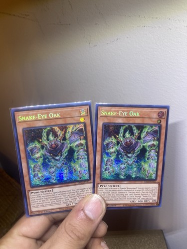 Yugioh 2x Snake-Eye Oak MP24-EN111 Prismatic Secret Rare | eBay