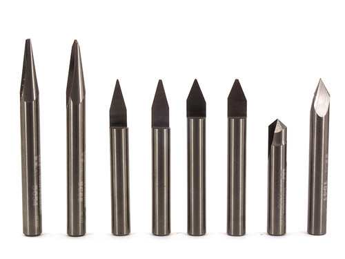 Whiteside 708 8 Piece Engraving CNC Router Bit Set 1/4" Shanks | eBay
