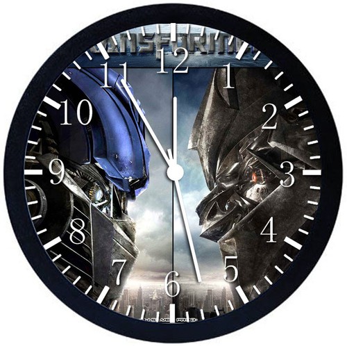 Transformers Black Frame Wall Clock Nice For Decor or Gifts W180 | eBay