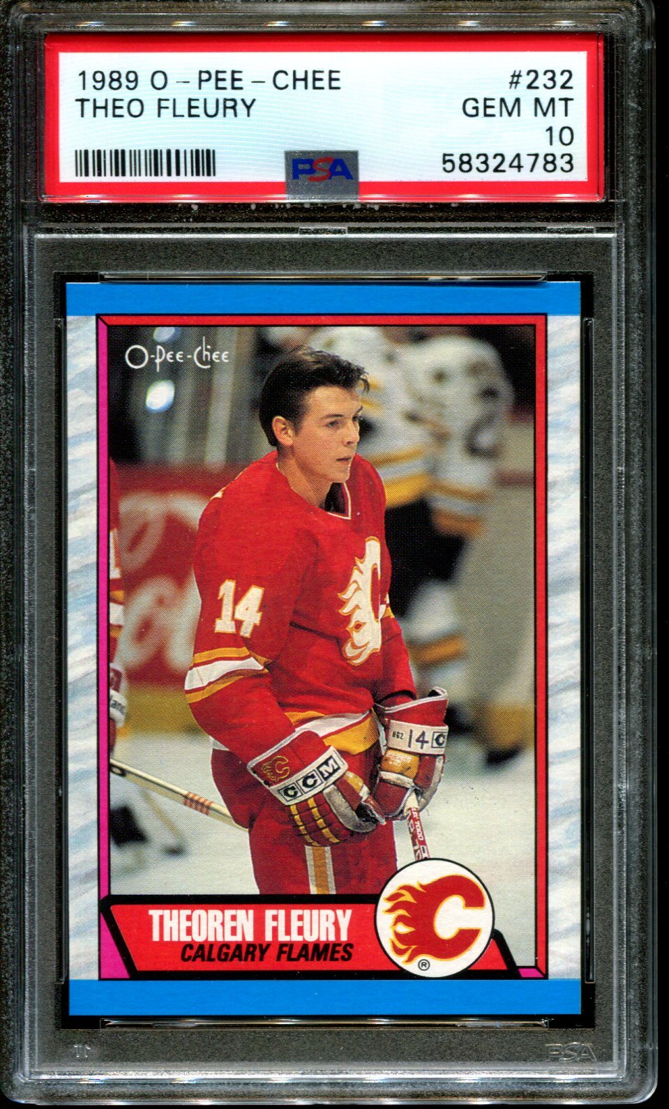 Theo Fleury 1989 O-Pee-Chee #232 Base PSA 10 Price Guide - Sports Card ...