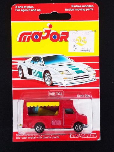 Majorette Fourgon Ice Cream Truck Van / #224-259 / Red-Pink / Made in ...
