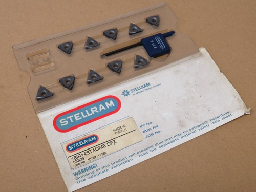 10x Stellram 16IR14STACME DFZ STUB ACME Carbide Internal Threading ...