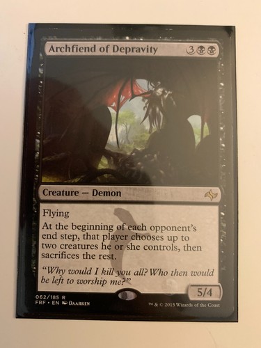 MTG Archfiend of Depravity Fate Reforged 062/185 Regular Rare | eBay