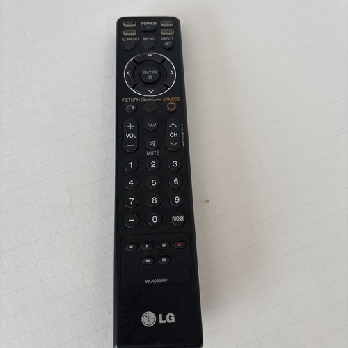 GENUINE LG MKJ40653801 REMOTE CONTROL FOR TV 32LG30 37LG50 42LG30UD B1 ...