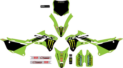 DCOR - 20-20-144 - Graphic Kit - '24 Monster Energy - KX 85 KX 112 | eBay
