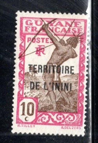 FRANCE FRENCH COLONIES ININI STAMPS OVERPRINT ON GUYANA LOT 116BT | eBay