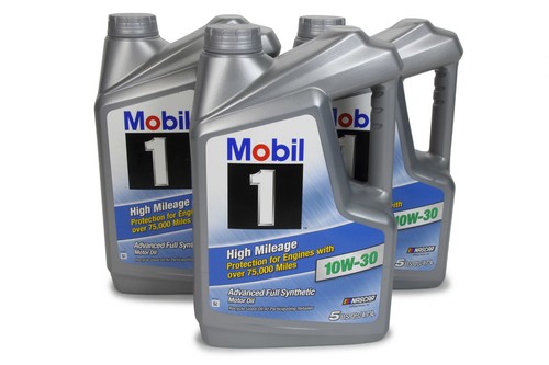 Mobil 1 10w30 High Mileage Oil - Case 3 Pack of 5qt Bottles | eBay