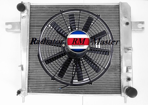 Aluminum Radiator 2481 2002-2006 Jeep Liberty V6 3.7L 4 Row +16"Fan | eBay