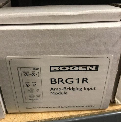 Bogen Communications BRG1R Bridging Input Module | eBay