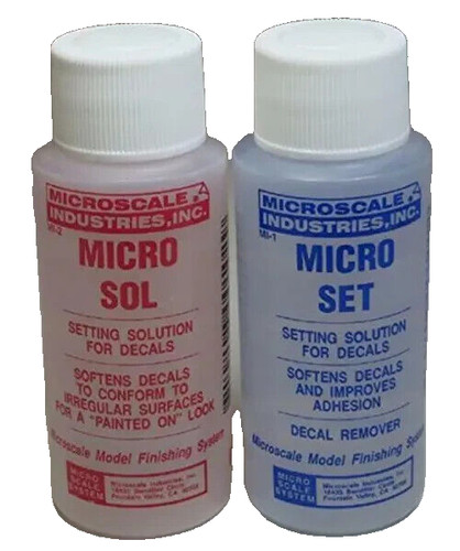 Decal Setting Solution-Micro Scale Micro SET MI-1 + Micro SOL MI-2 ...